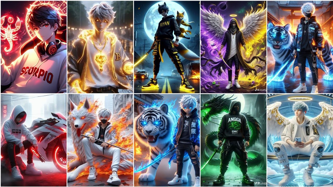 Stylish Boys AI dp Photo | Dp for boys | Boys Cartoon dp/photo/pics/images|New AI dp photos for boys