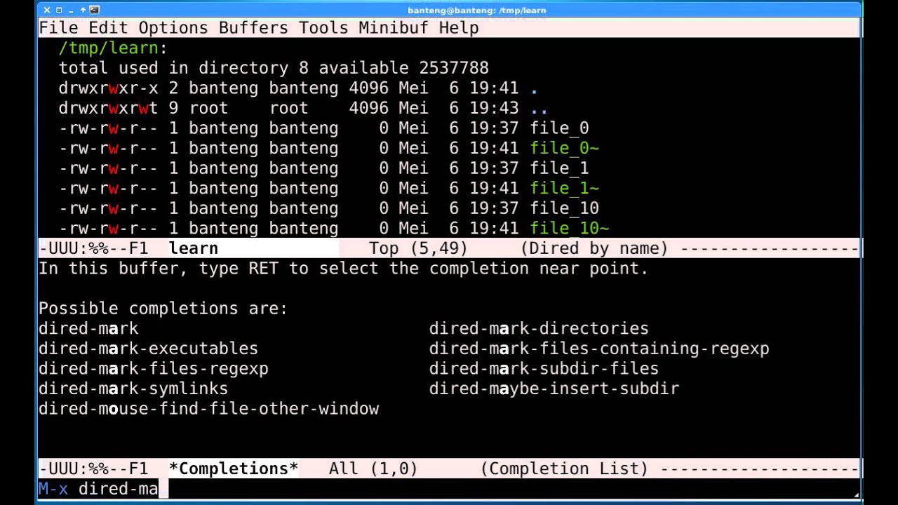 Emacs - Delete Multiple Files in Dired-mode