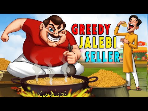 Greedy Jalebi Seller | English Stories | English Animated Stories | Moral Stories | English Cartoon