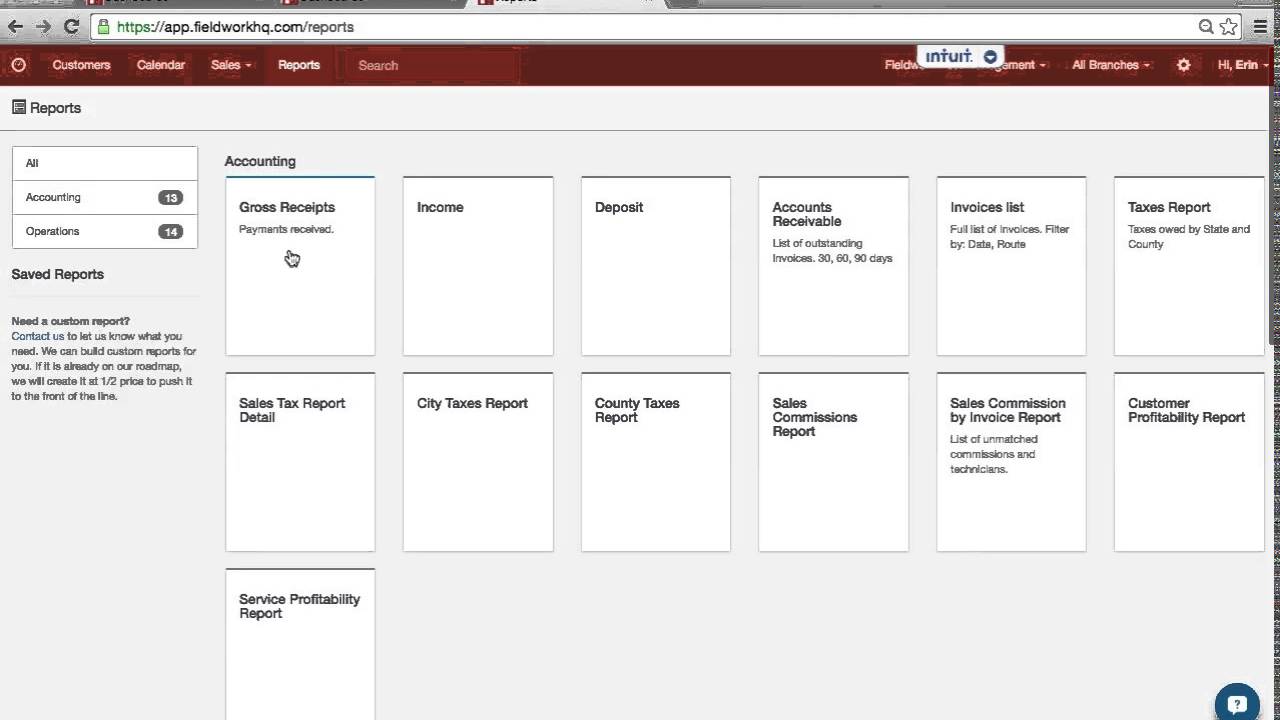 Fieldwork   Report Overview