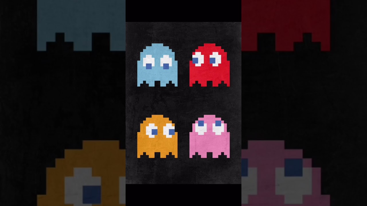 The Truth About The 4 Ghosts In PacMan #shorts