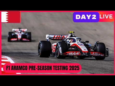 🔴F1 LIVE | 2025 PRE-SEASON TESTING | DAY 2 | Live data { Bahrain International Circuit}