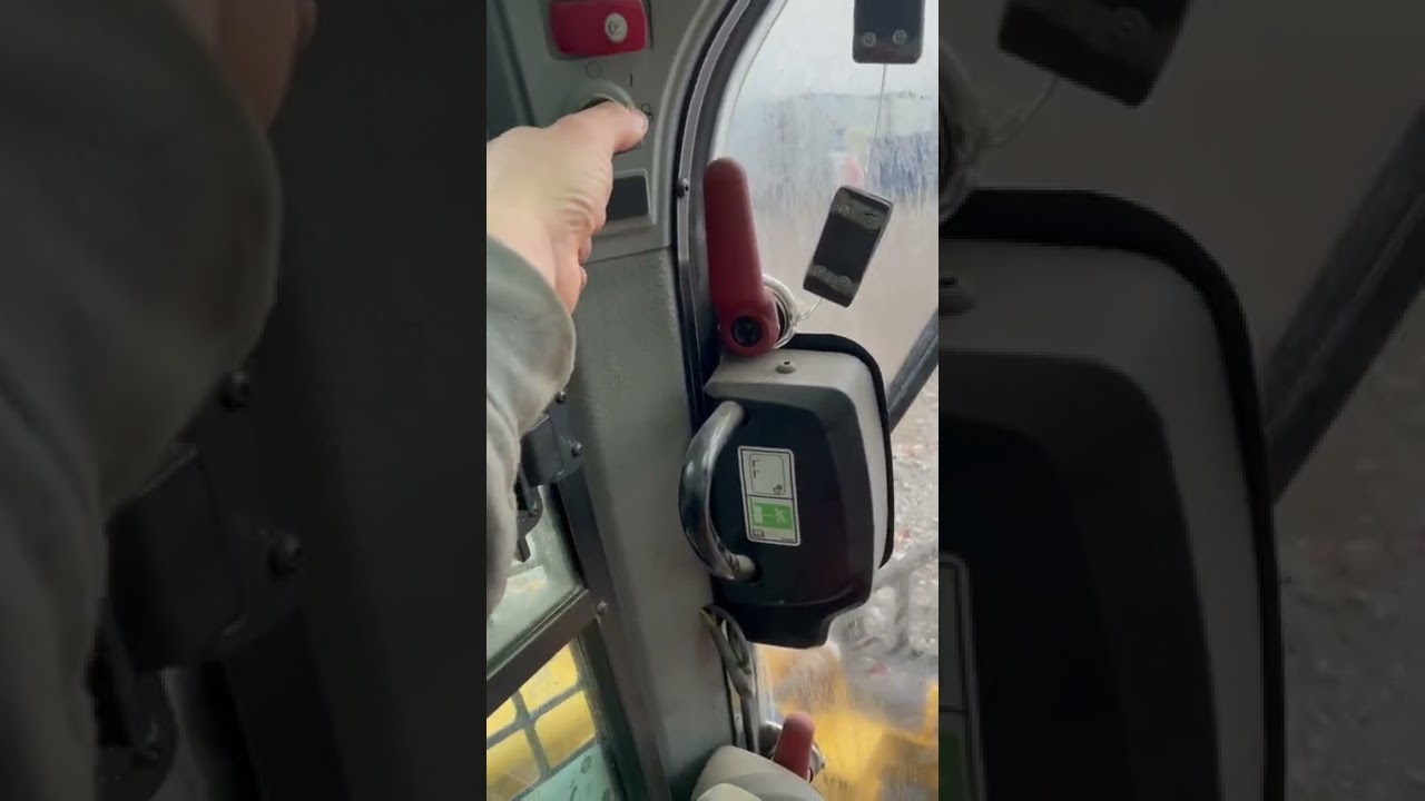 How to start a CAT skid steer