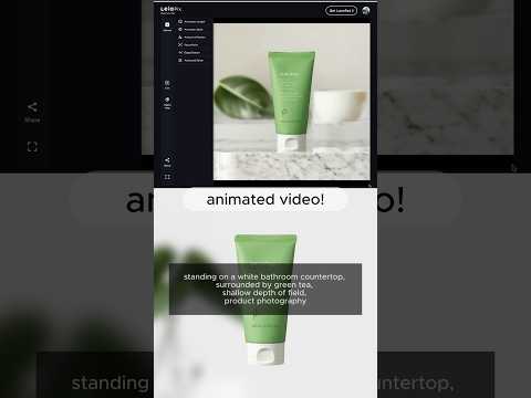 Animated product videos with AI #ecommerce #socialmediamarketing #advertising