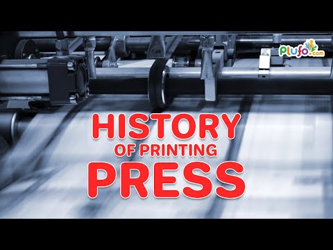 History of Printing Press || Origin of Printing Presses || 10 facts about Printing Press