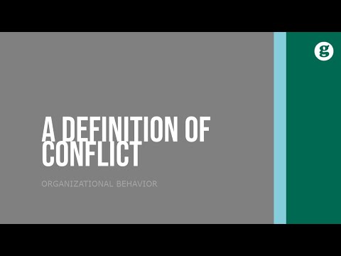 A Definition of Conflict