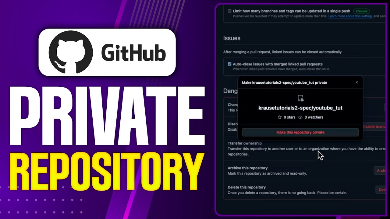 How To Make a Repository Private in GitHub (2026 Updated Tutorial)