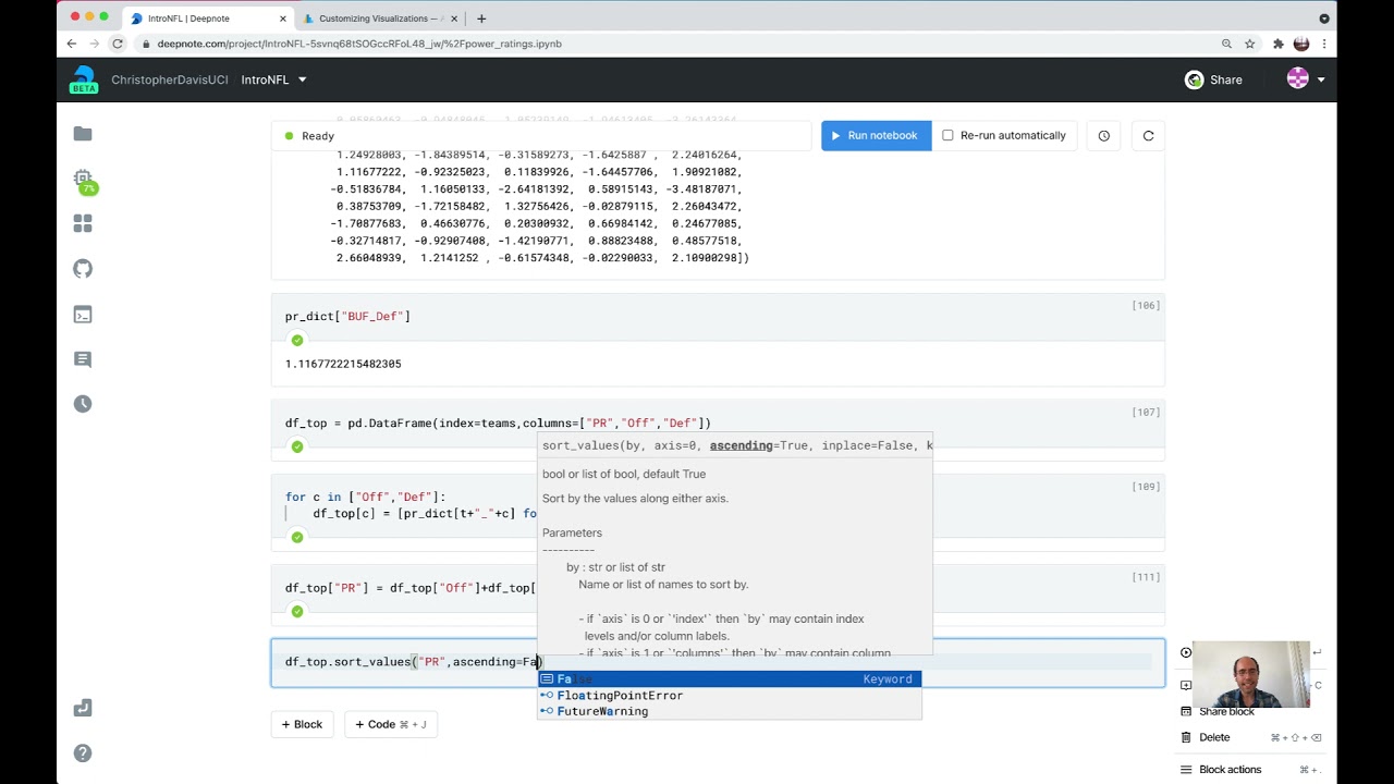 Calculating NFL power ratings in Python - Part 4