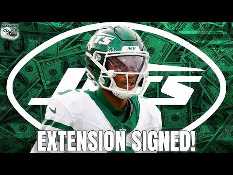 Garrett Wilson Signs a Extension With the New York Jets
