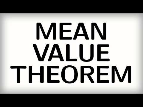5.7 The Mean Value Theorem
