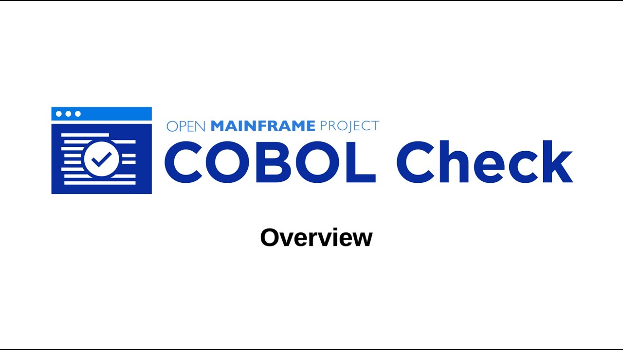 Cobol Check Overview