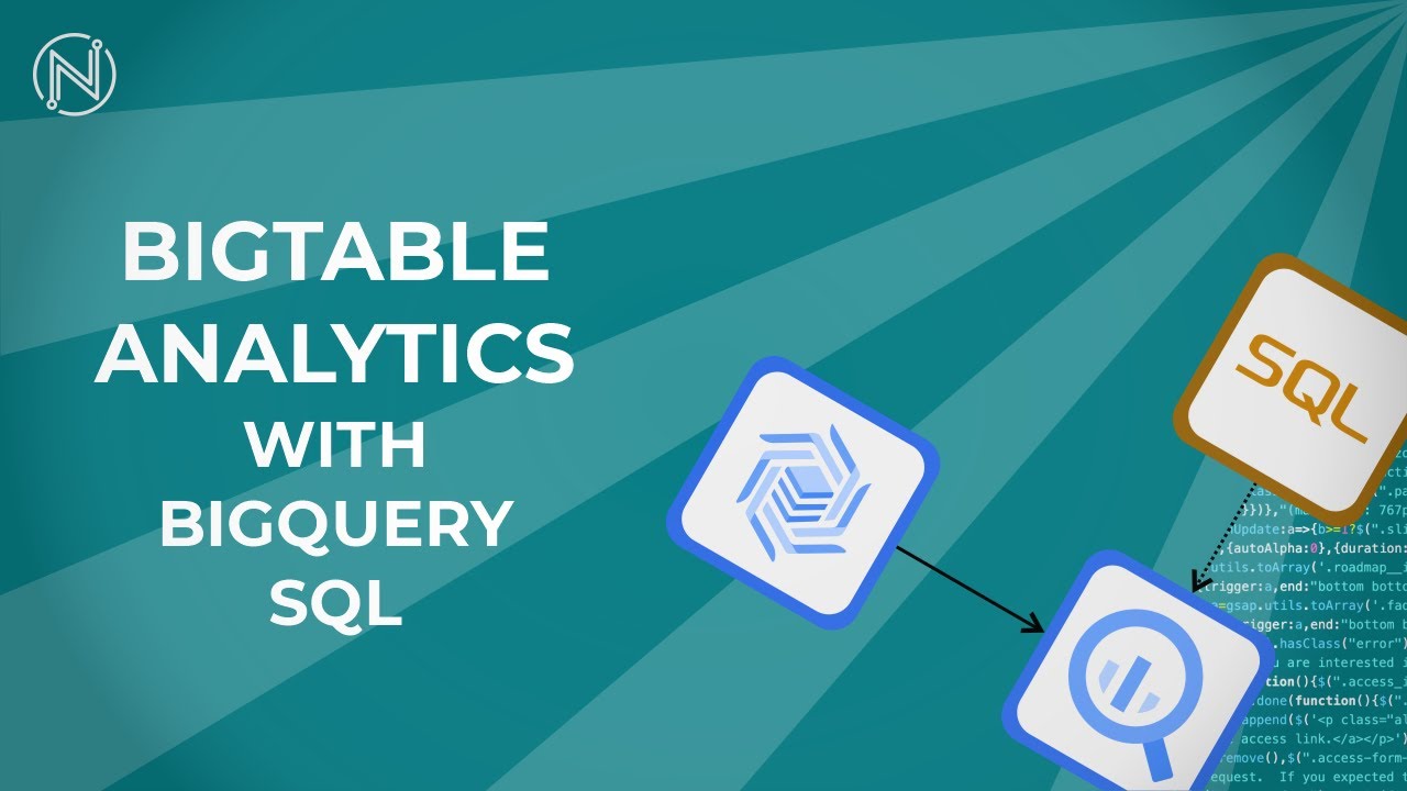 BigTable Analytics with BigQuery (No Pipelines) on GCP
