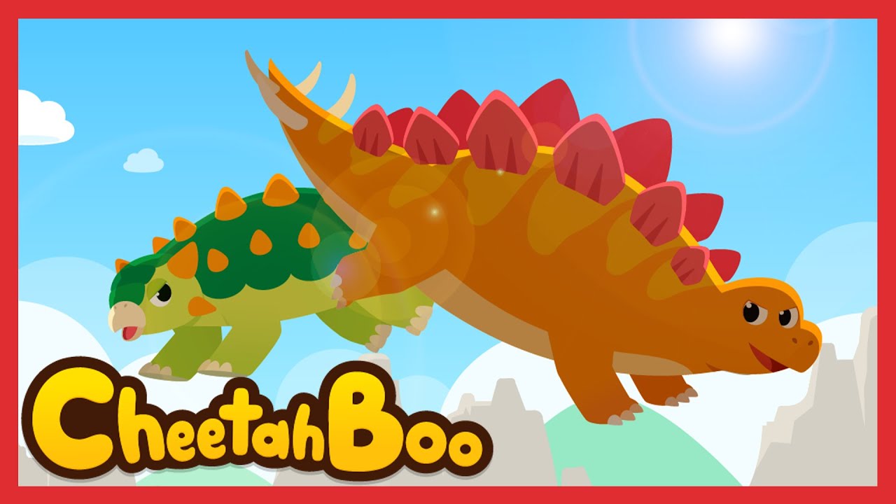 [🎉NEW] Ankylosaurus VS Stegosaurus: Who would win? | Dinosaurs Songs | Kids Songs | #Cheetahboo