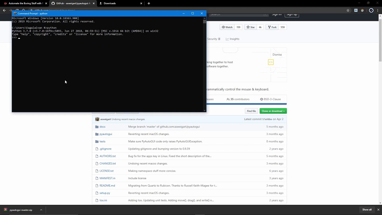 Installing python packages manually without pip command