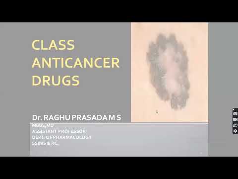 pharmacology classes, CANCER CHEMOTHERAPY