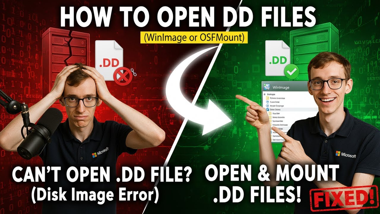Opening DD Files (WinImage or OSFMount)