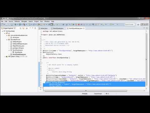 Java API for XML Web Services - JAX-WS Prototype Project 01