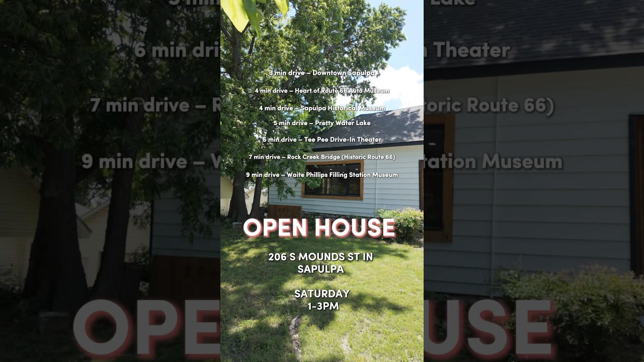 Open house at this charming Sapulpa home! #sapulpahome