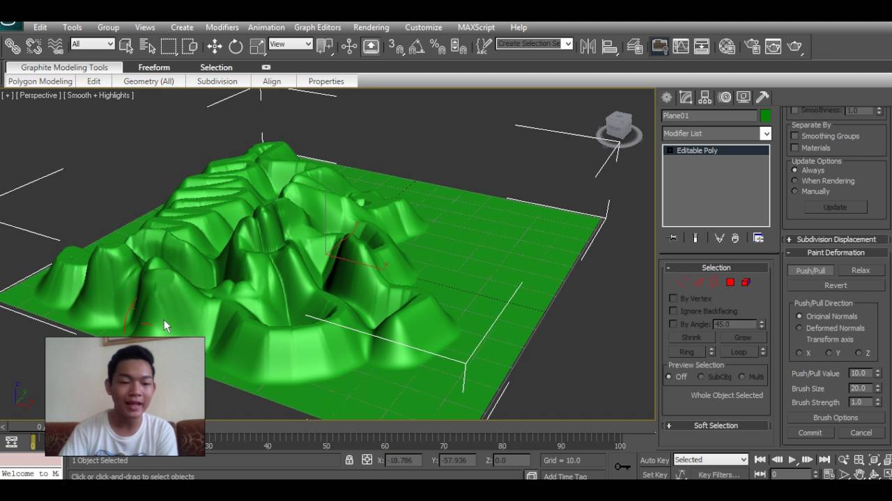 THE TUTORIALS 3DS MAX PAINT DEFORMATION
