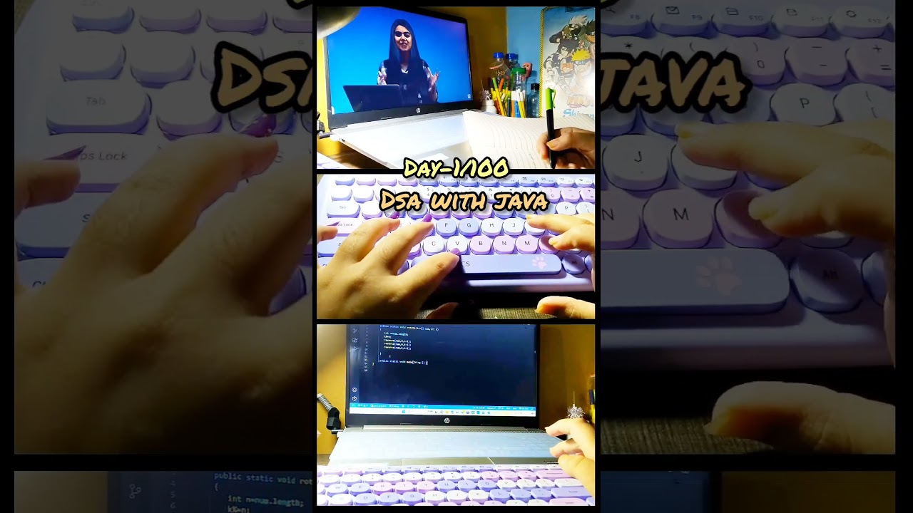 Day 1/100: Embarking on a DSA journey with Java! Let's code our way to success. #java #dsa #coding
