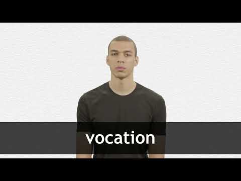 VOCATION definition and meaning | Collins English Dictionary