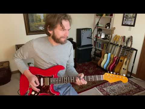 FIESTA RED Mod Monster Stratocaster HSH NOS Light Relic | Reverb