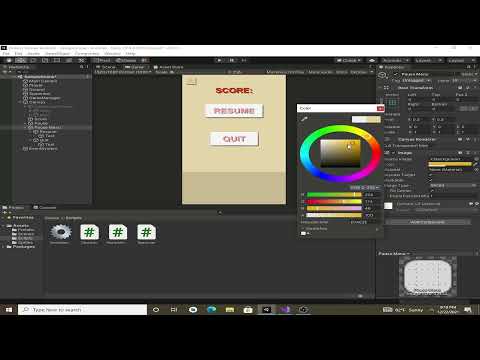 Learn Unity Game Development Tutorials for Beginners 8 Pause Menu | Creating a Pause Menu - Mind ...