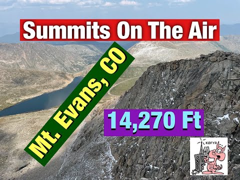 Summits On The Air: Mt. Evans, CO 14,270 Ft