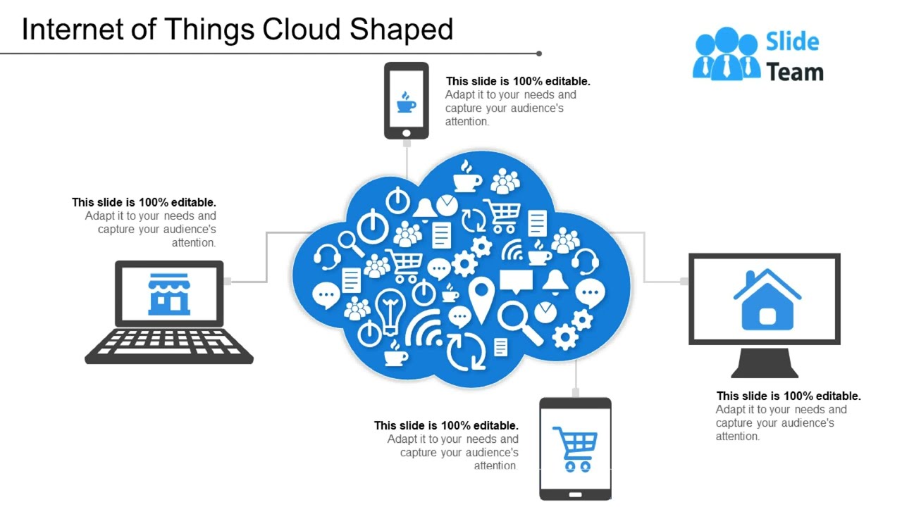 Internet Of Things Cloud Shaped