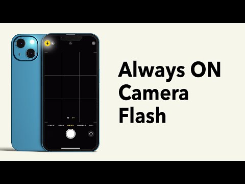 How to Make the Camera Flash Stay On Always on Your iPhone or iPad?