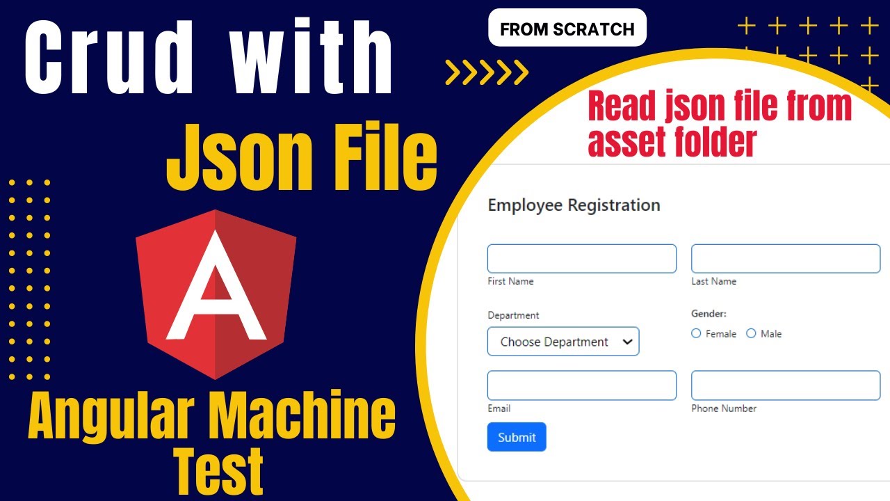 Angular CRUD Tutorial with JSON File | Simple Data Management App