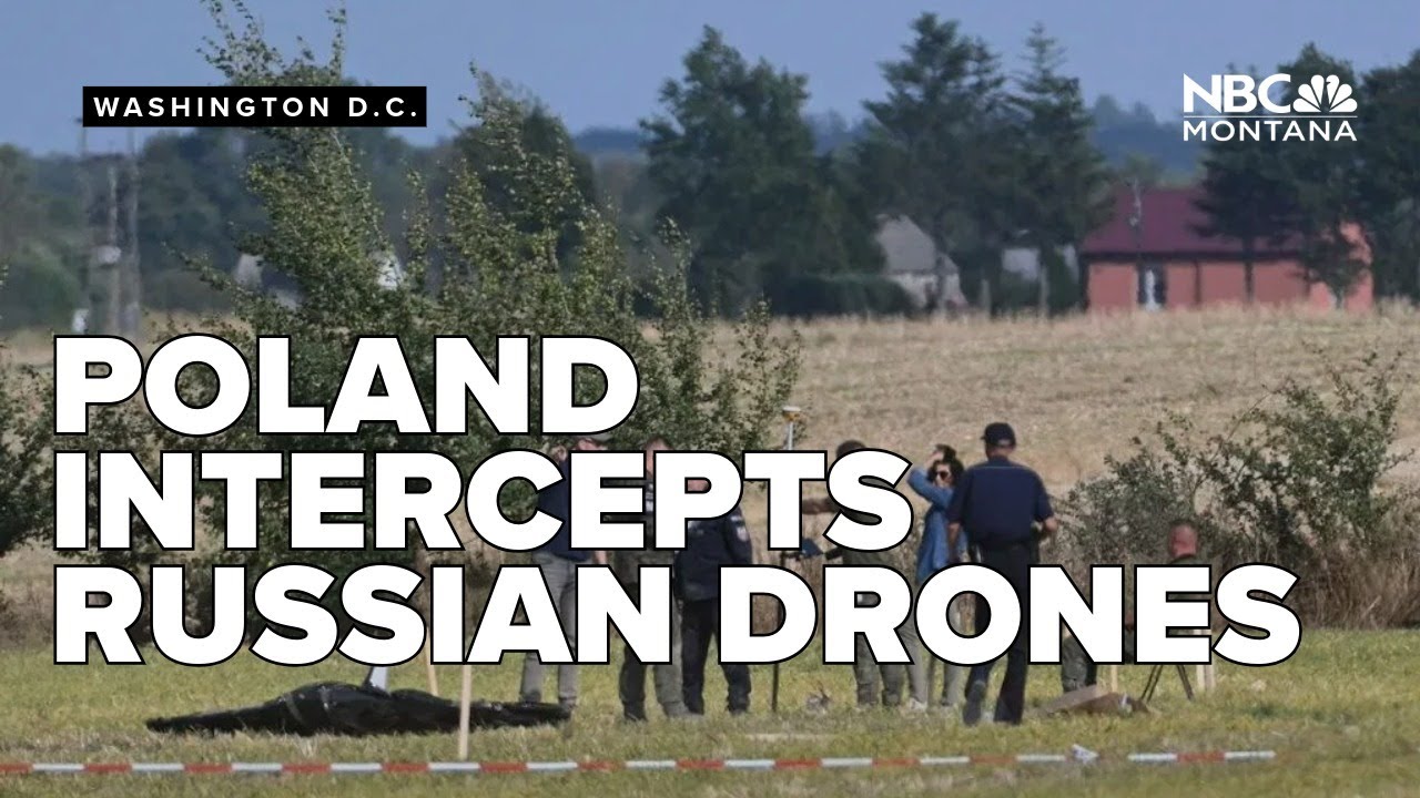 Poland intercepts Russian drones that violated airspace during Ukraine attack