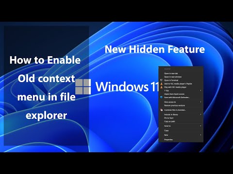 How to get old file explorer in windows 11 | Видео