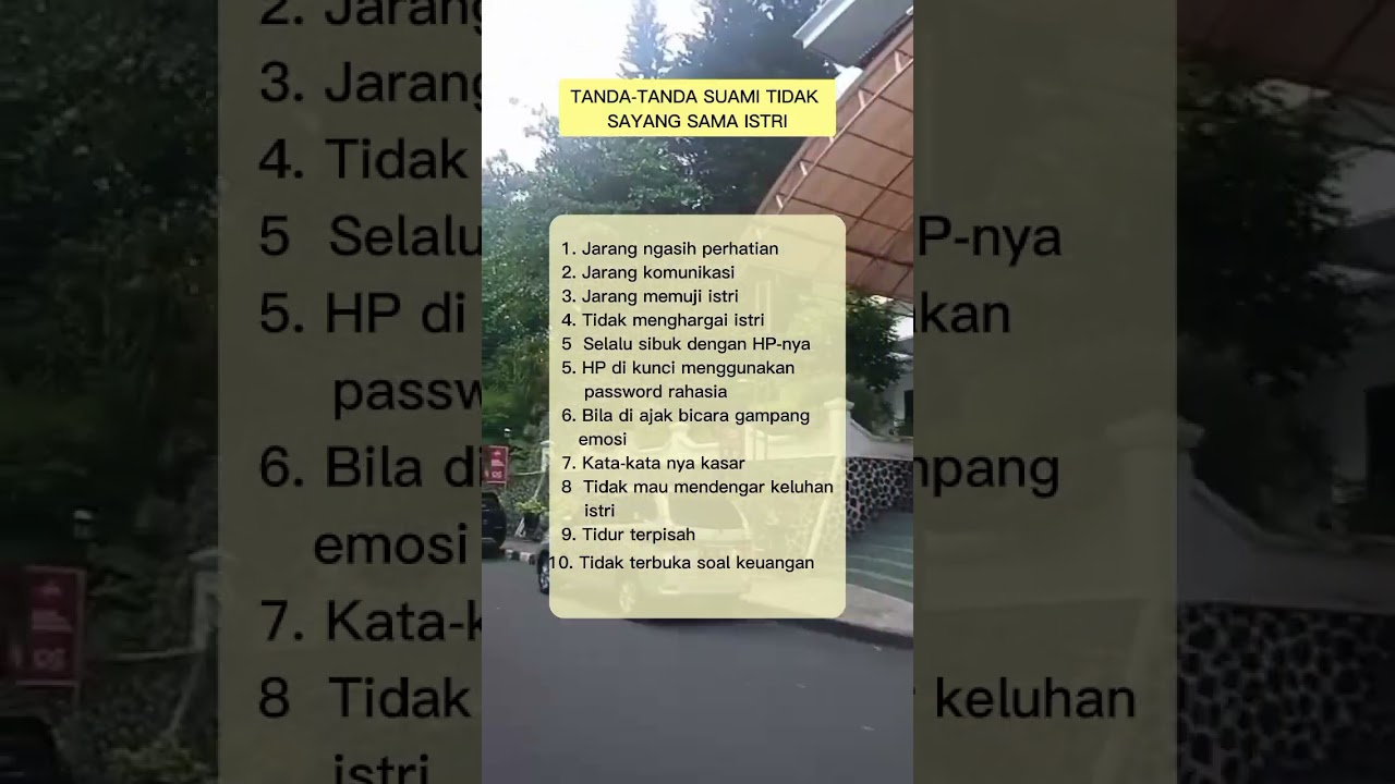 Tanda-tanda suami tidak sayang istri #shortsvideo #shorts #religi