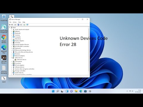Fix Unknown device di Device Manager Windows(Error Code 28)