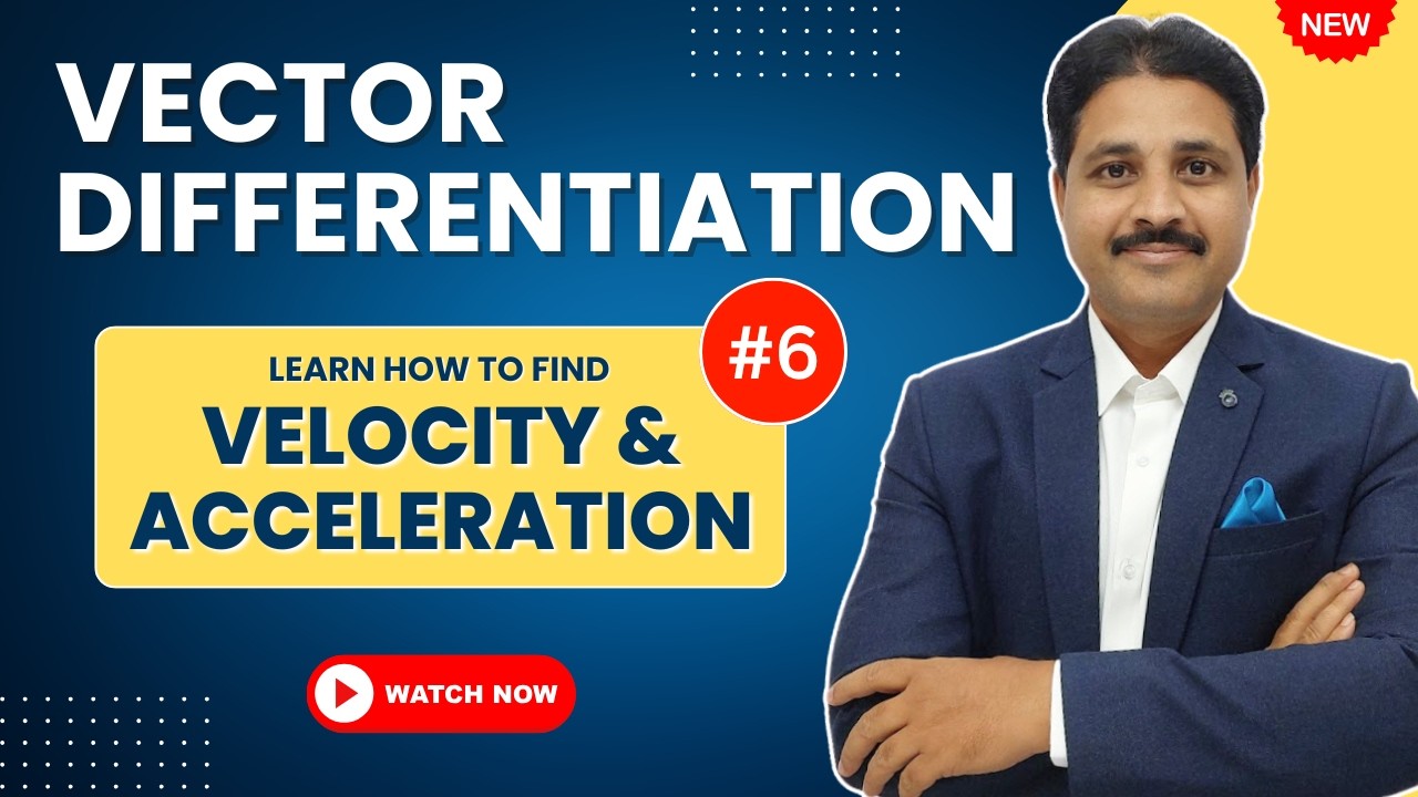 VECTOR DIFFERENTIATION LECTURE 7 PROBLEM 6 | VECTOR DIFFERENTIAL CALCULUS @TIKLESACADEMY