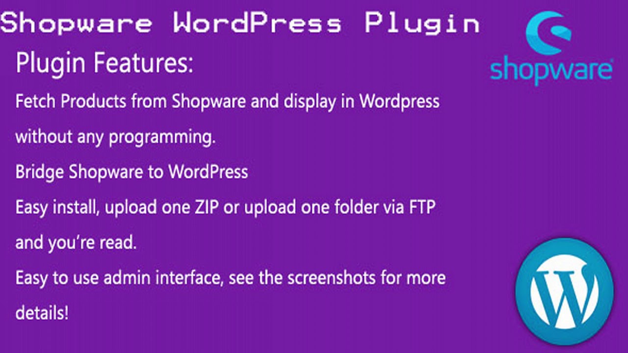 Shopware WordPress plugin | Codecanyon Scripts and Snippets