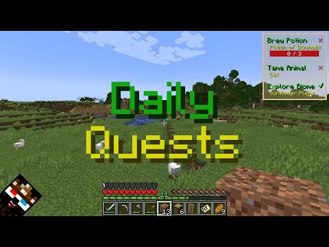 Daily Quests Mod Trailer - CurseForge Modding Madness
