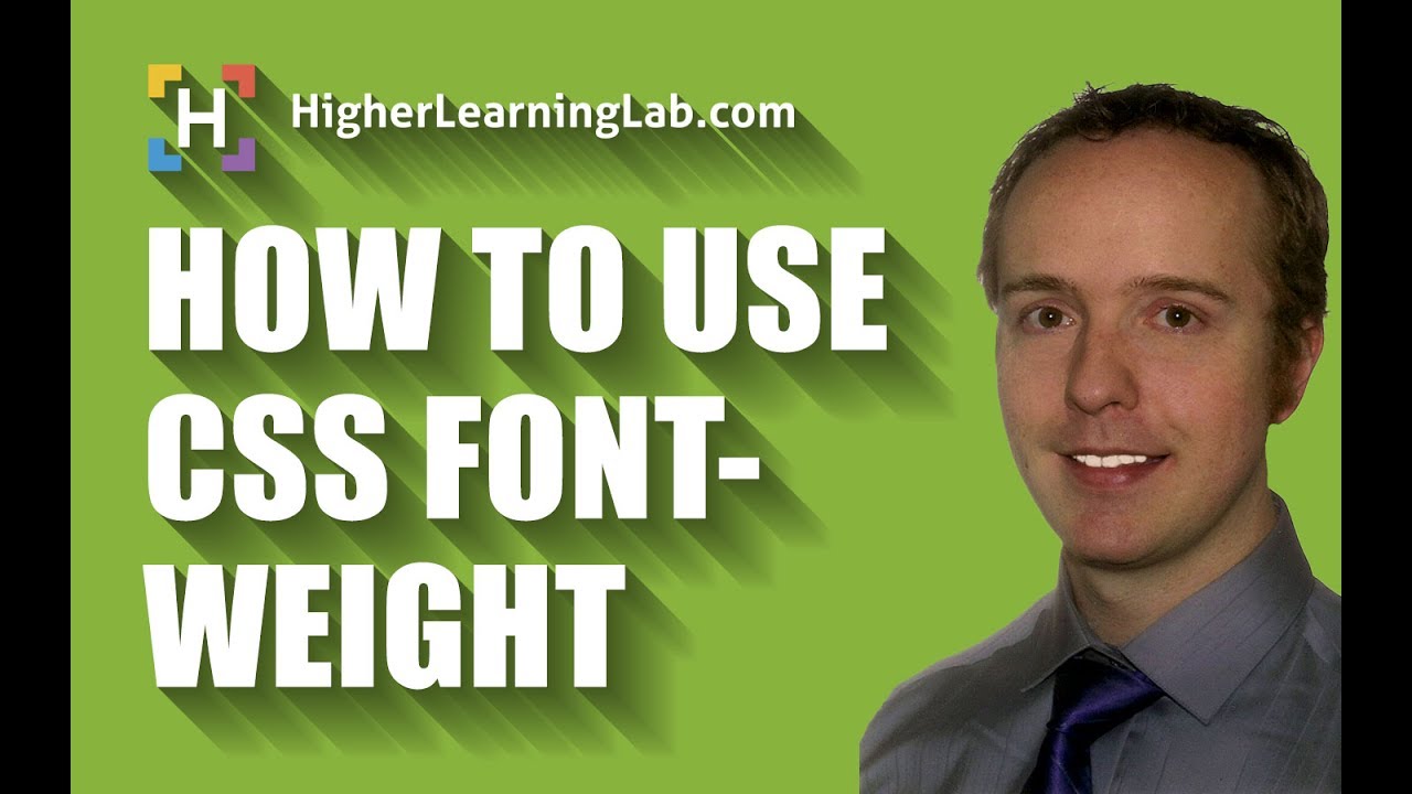 How To Use CSS Font-Weight