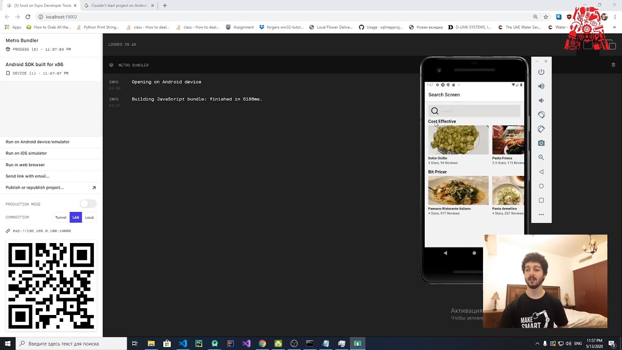 Build a Restaurant App with React Native