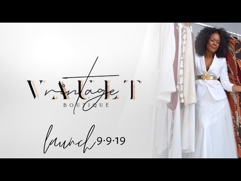 ONLINE BOUTIQUE LAUNCH | VINTAGE VAULT STYLE