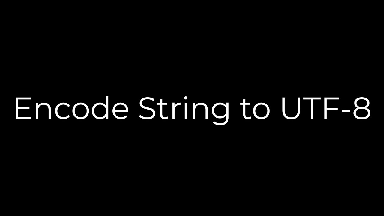 Java :Encode String to UTF-8(5solution)