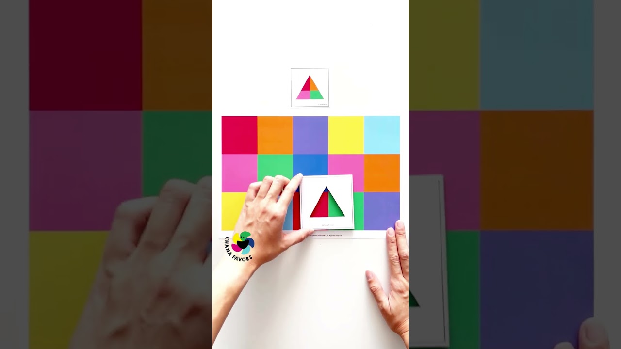 Shape Color Patterns Printable #chanafavors