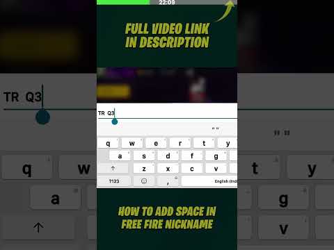 How to change name in free fire with space | Free fire nickname mein space kaise de | #ffshorts
