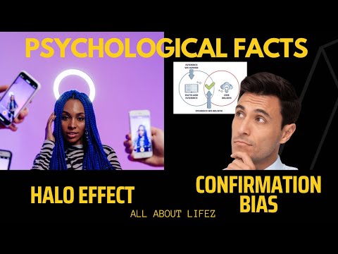 Psychological phenomena: Confirmation Bias and The Halo Effect | Psychological Facts | Halo effect