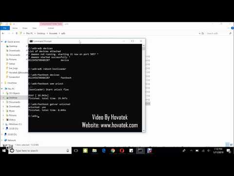 How to unlock Android Bootloader using ADB & Fastboot