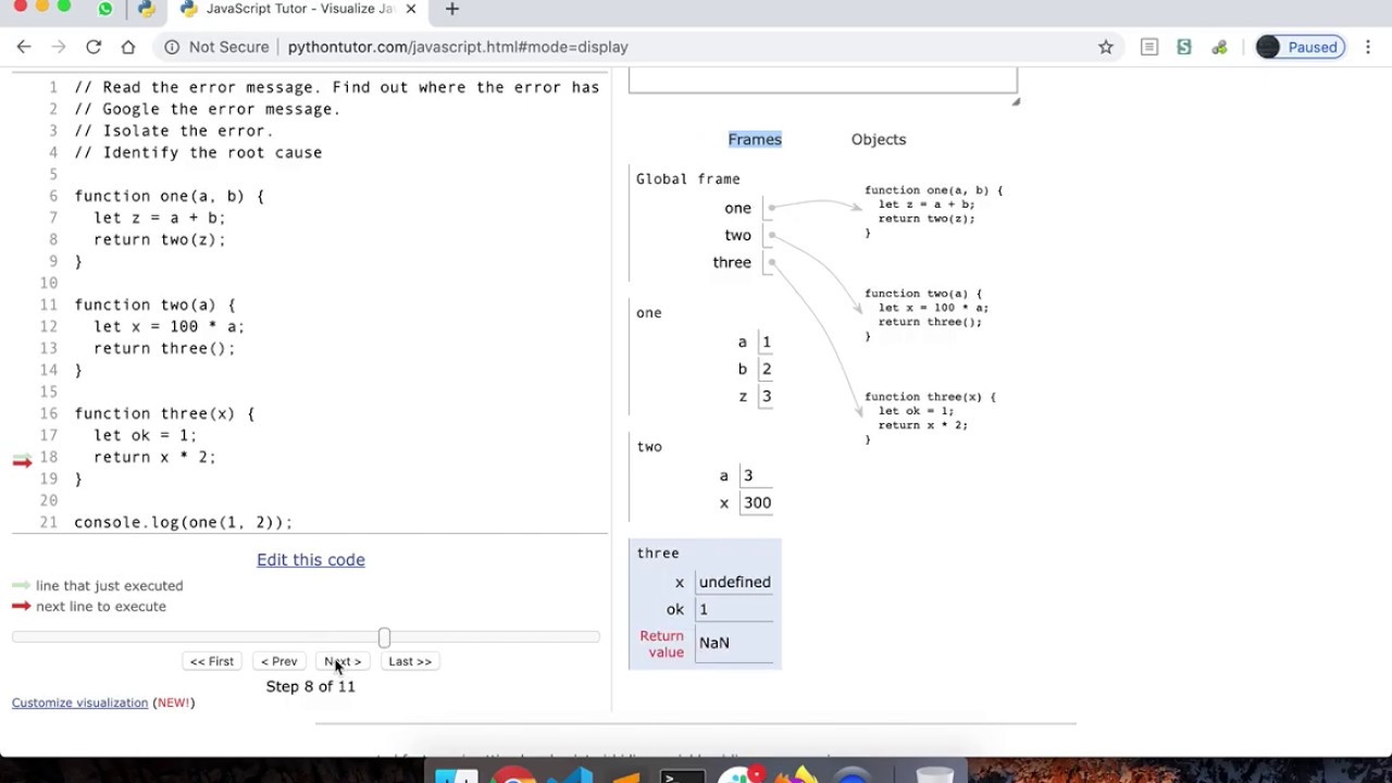 Problem Solving Track - Debugging - Part 4