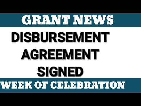 Goodnews: Grant Disbursement this Week