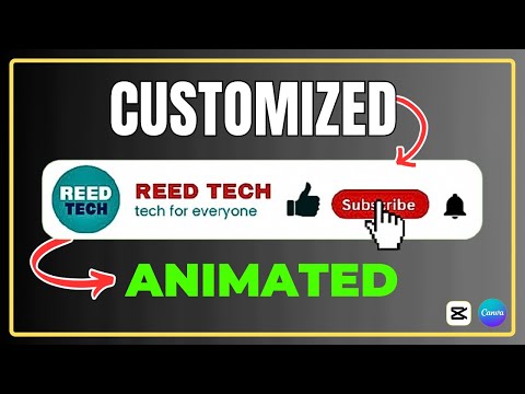 How to Make an ANIMATED Subscribe Button with Canva & CapCut (FREE)