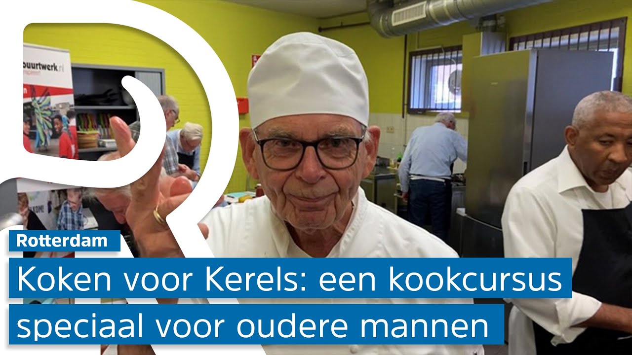 Te oud om te leren ben je nooit, dat ontdekken deze Rotterdamse tachtigers tijdens Koken voor Kerels